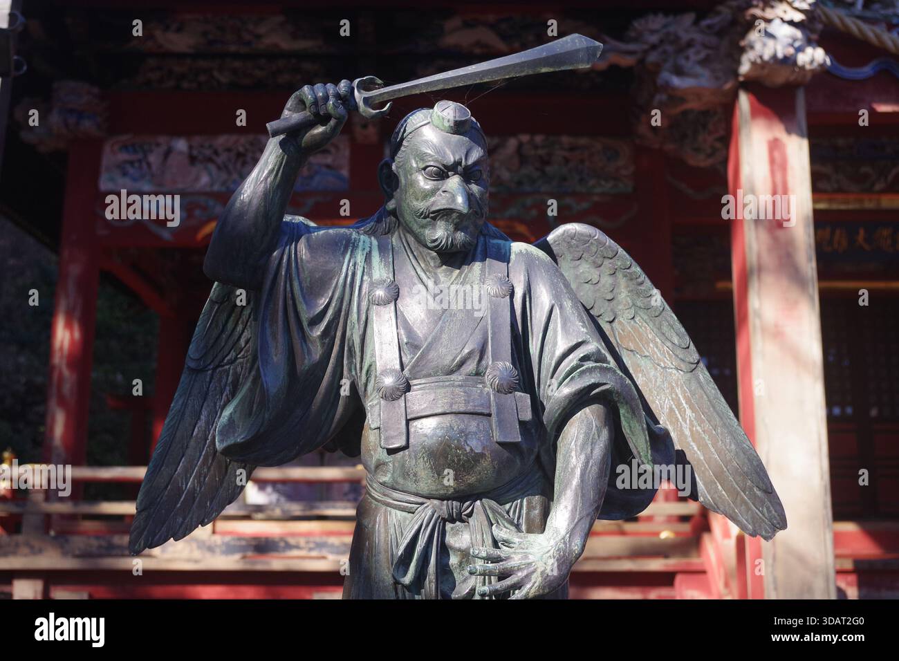 Tengu Statue at Mt. Takao, Japan Stock Photo - Alamy