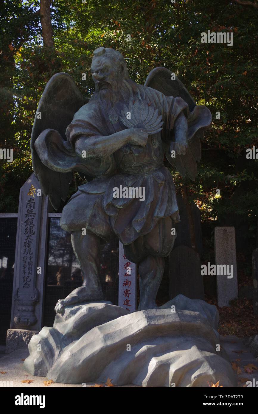 Tengu Statue at Mt. Takao, Japan Stock Photo - Alamy