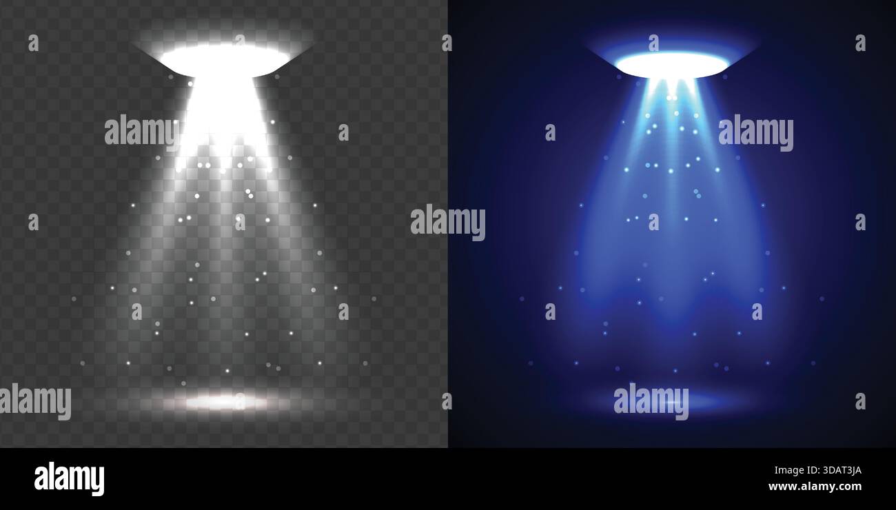 Blue neon energy beam Stock Vector Images - Alamy