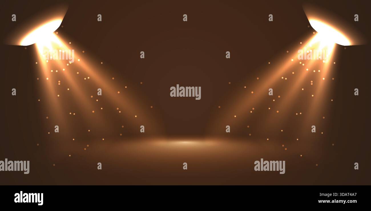 Spotlight lighting beam stage Stock Vector Images - Alamy