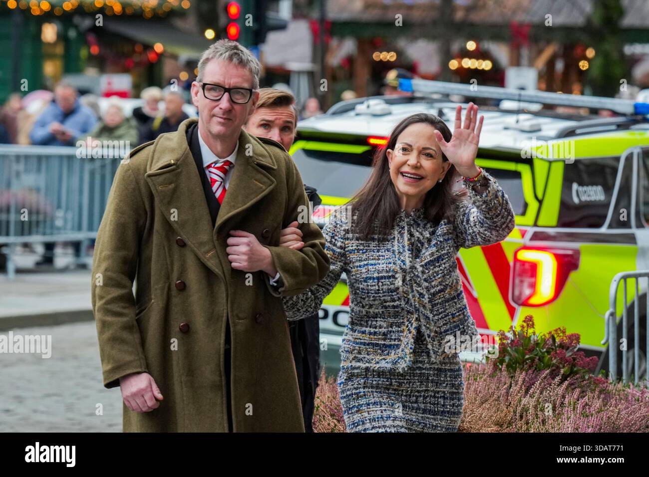 Nobel Peace Prize winner María Corina Machado with Deputy Leader of the ...