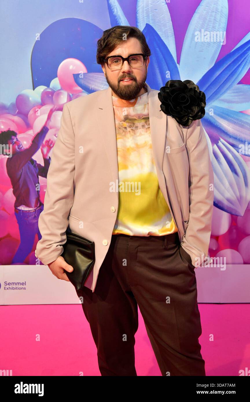 Steven Preisner at the opening of the exhibition 'Bubble Planet - The ...