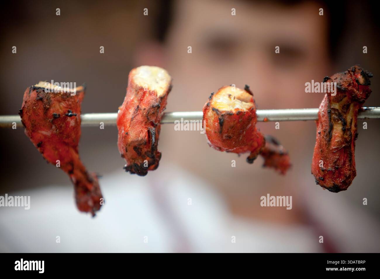 Tandoori Chicken on the Spit Stock Photo - Alamy