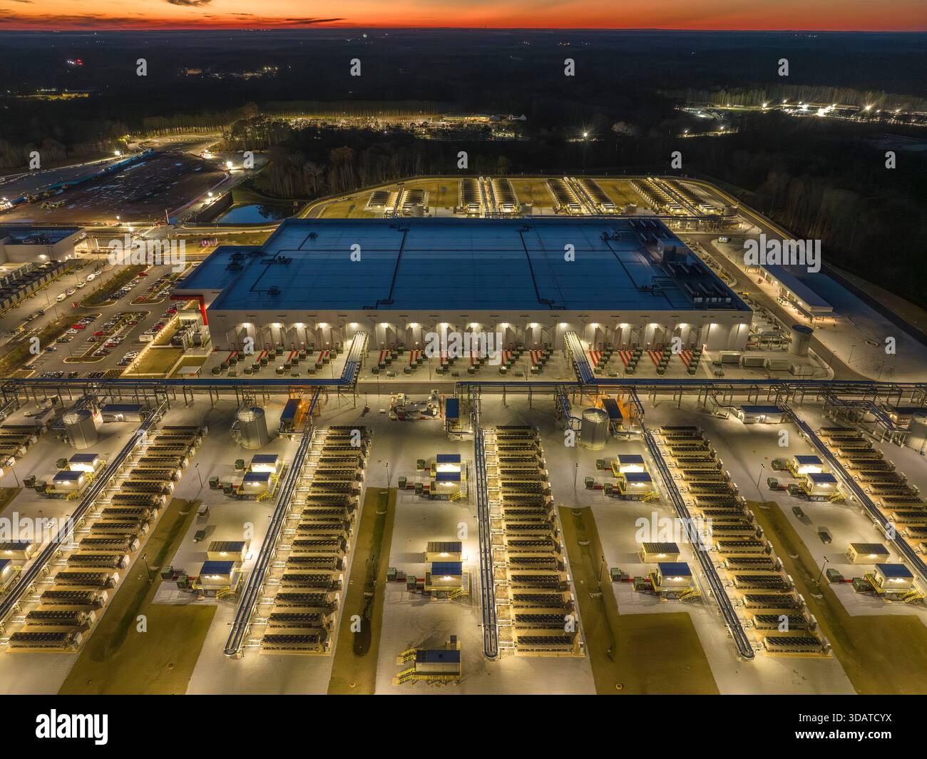 Data Center for Large Technology Company Stock Photo - Alamy