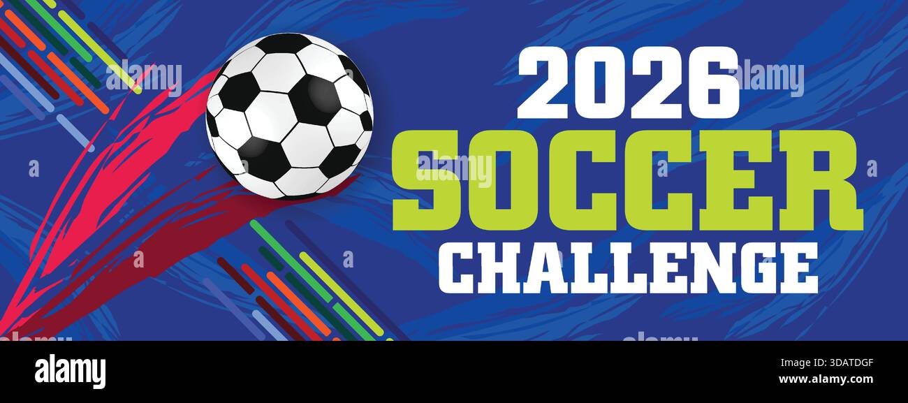 2026 soccer challenge blue hi-res stock photography and images - Alamy