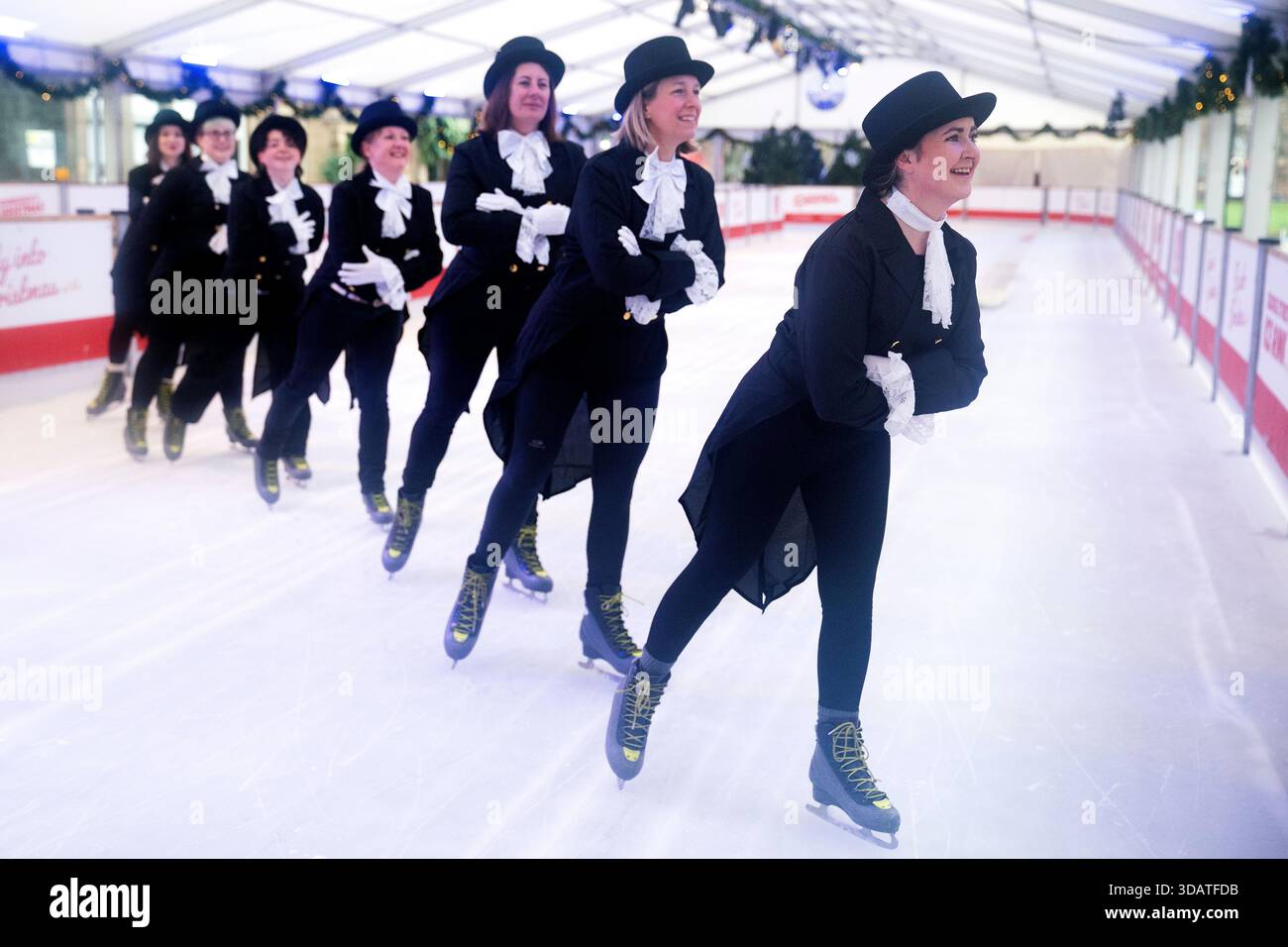 To celebrate World Ice Skating Day on 14 December, staff from the ...