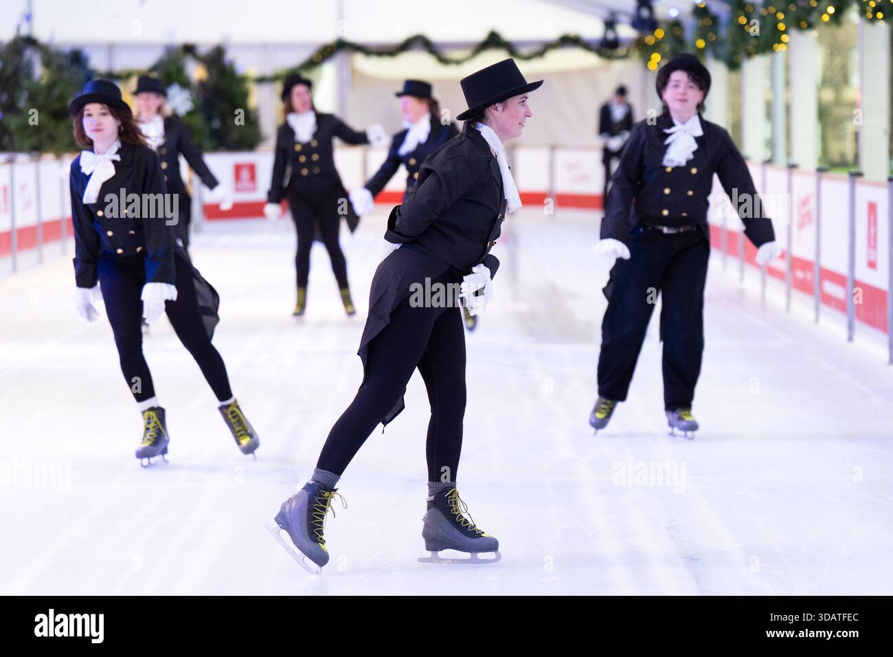 To celebrate World Ice Skating Day on 14 December, staff from the ...