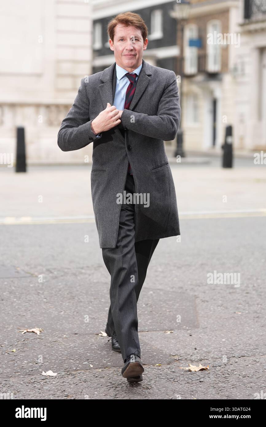 James Blunt attends the christening of Princess Beatrice's daughter ...