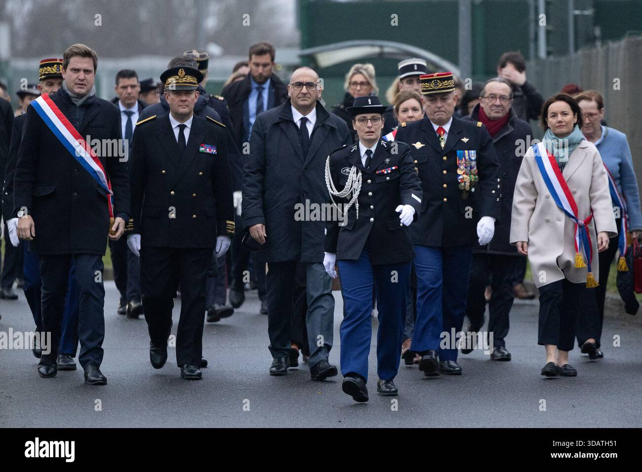 French Minister of the Interior Laurent Nunez and Director General of ...