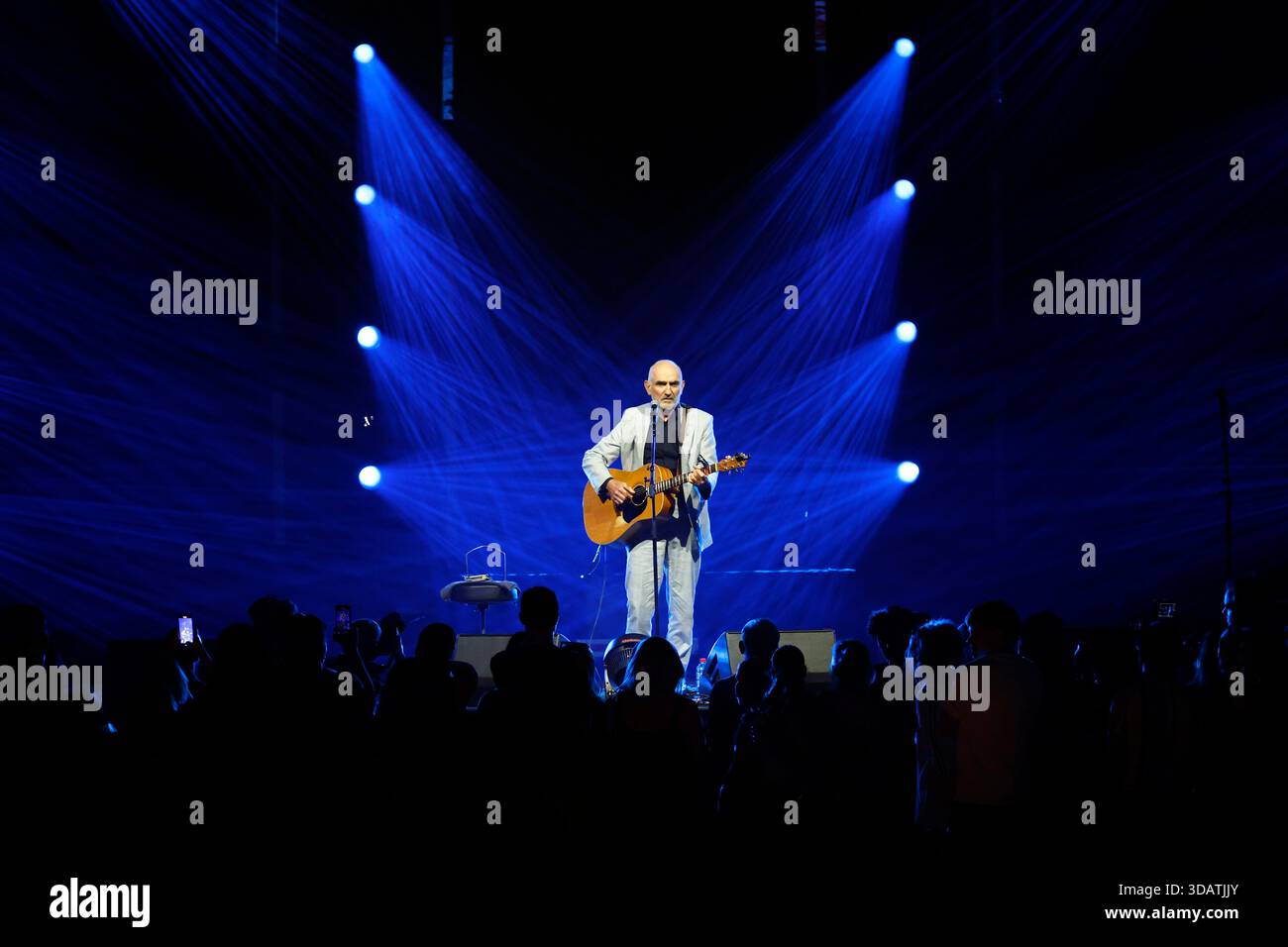 Paul Kelly performs on stage during the official commencement of Treaty ...