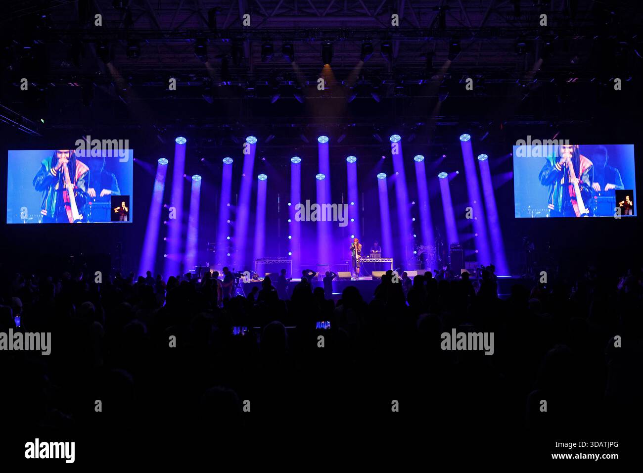 Baker Boy performs on stage during the official commencement of Treaty ...