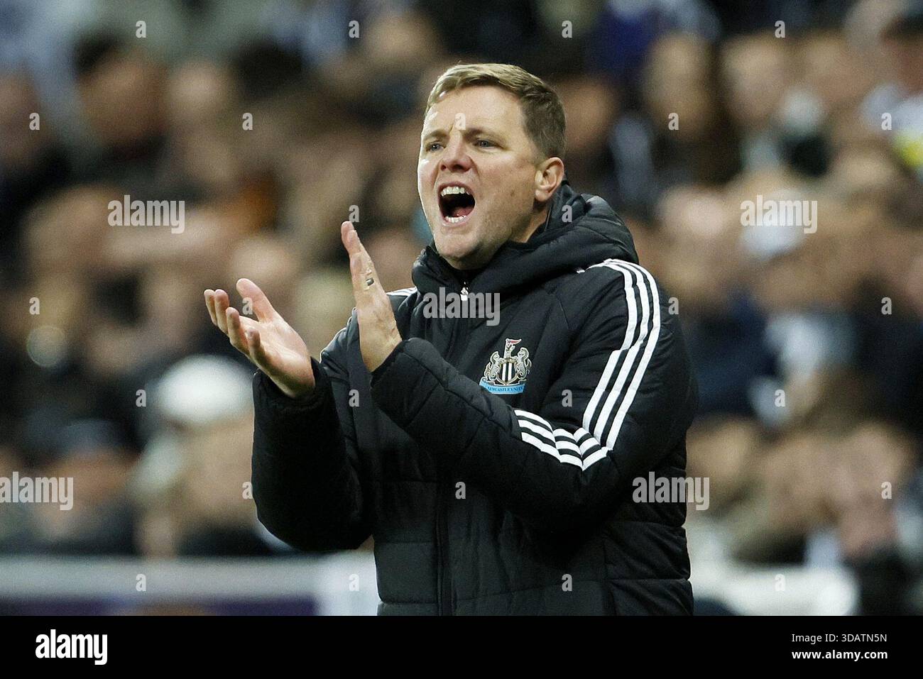 File photo dated 21-10-2025 of Newcastle boss Eddie Howe who is ...