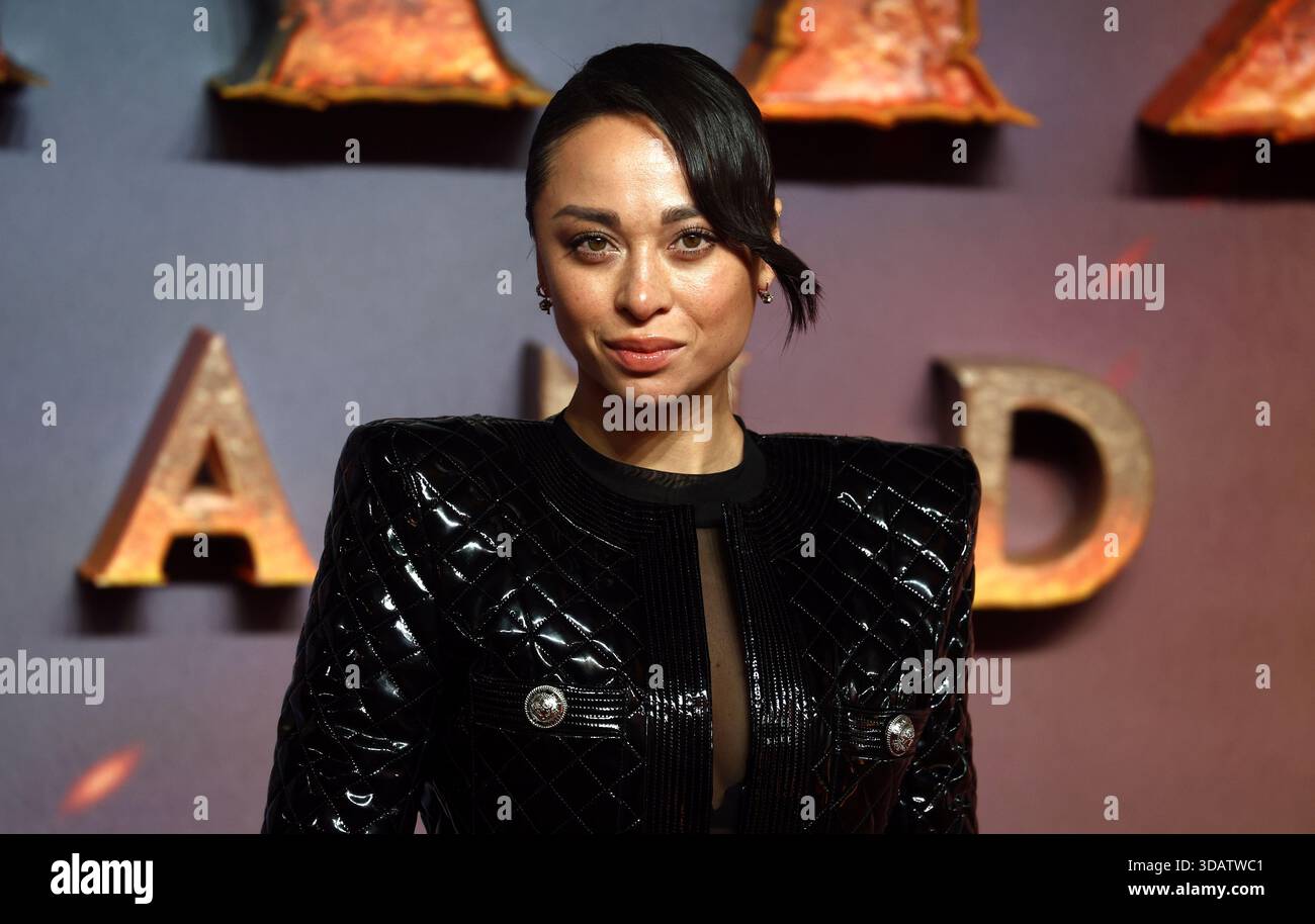 Katya Jones attends the Avatar Fire And Ash UK Premiere at BFI IMAX ...