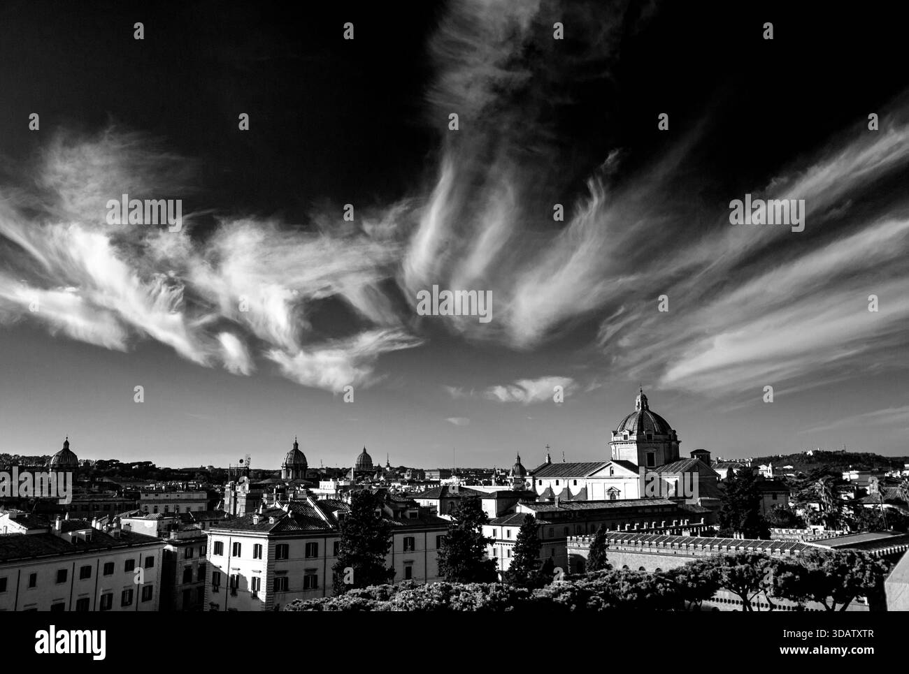 Showcasing rooftops Black and White Stock Photos & Images - Alamy