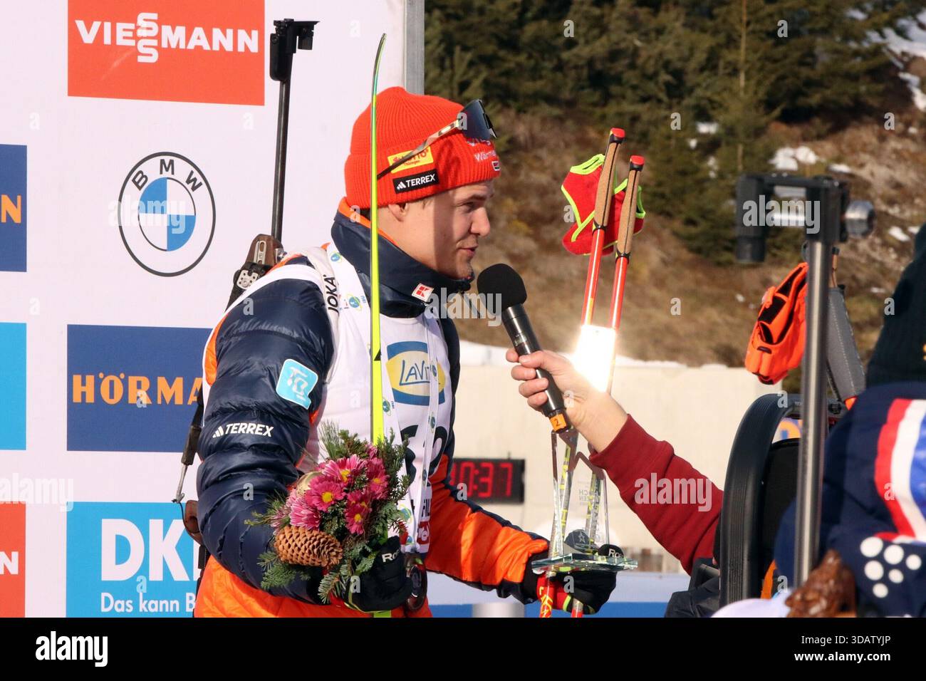 Biathlon, BMW IBU World Cup Hochfilzen 2025, December 12, 2025, Men ...