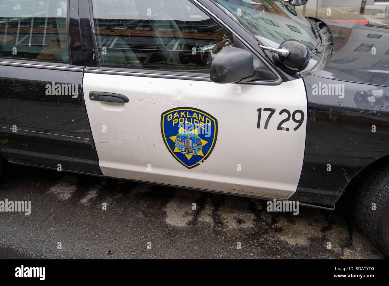 Police cruiser for the Oakland Police Department with logo visible ...