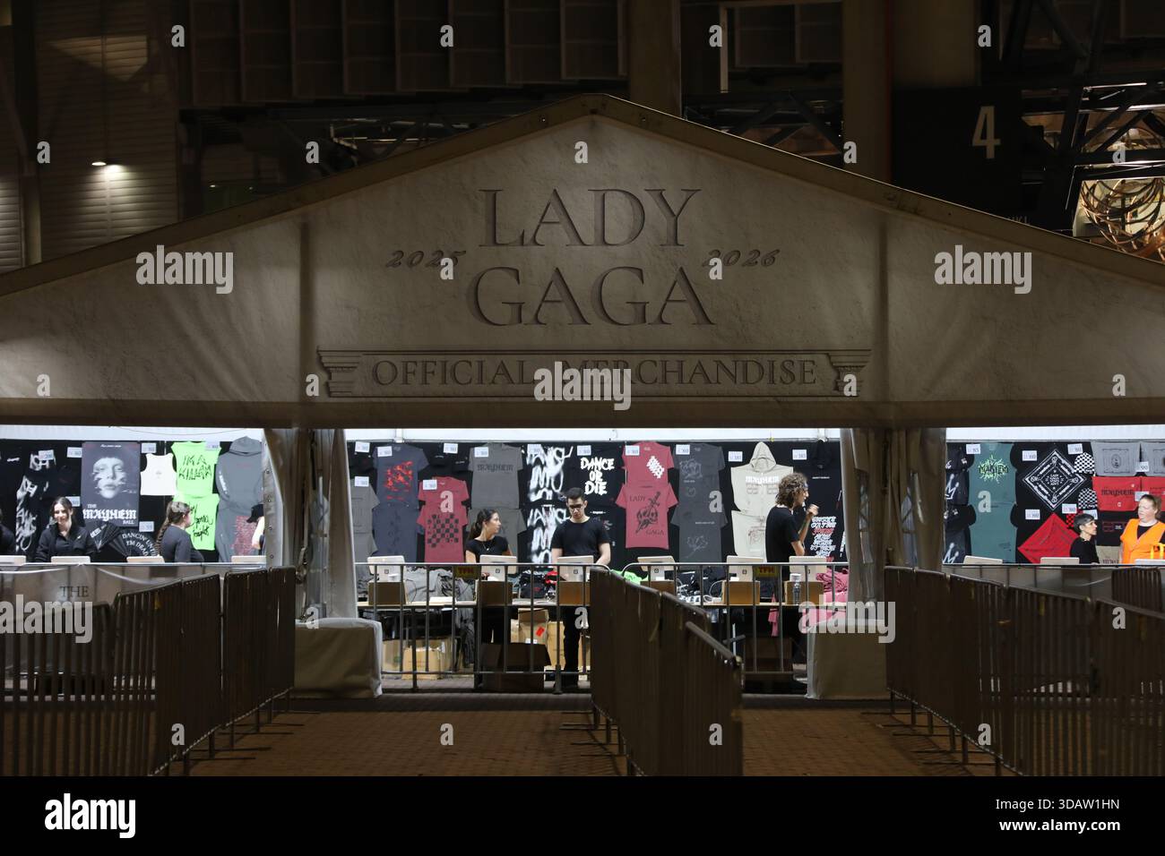 Sydney, Australia. 12th December 2025. Lady Gaga concert at Accor stadium, Sydney Olympic Park ...