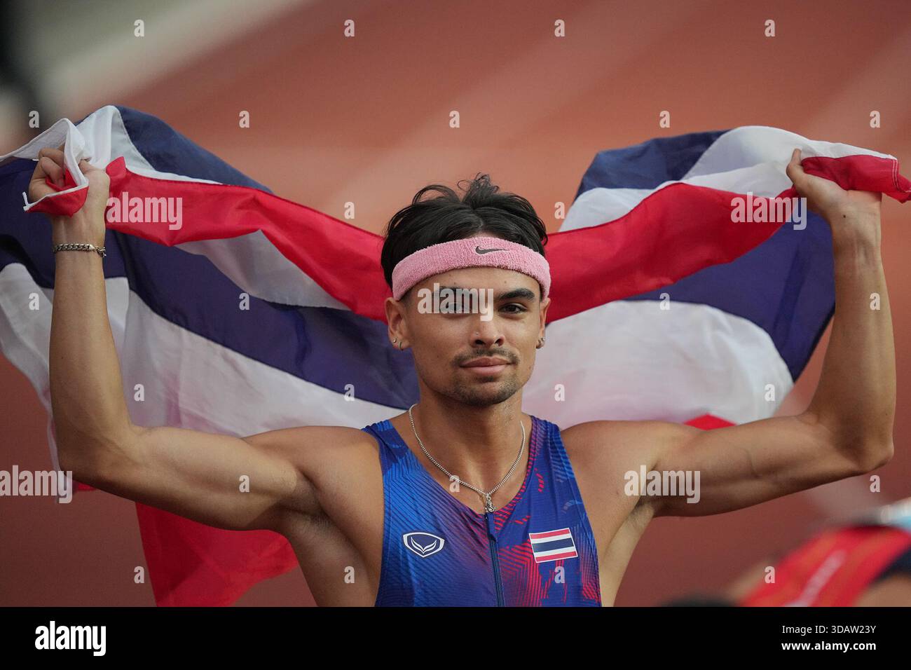 Thailand Joshua Robert Atkinson celebrate after winning in the men's ...