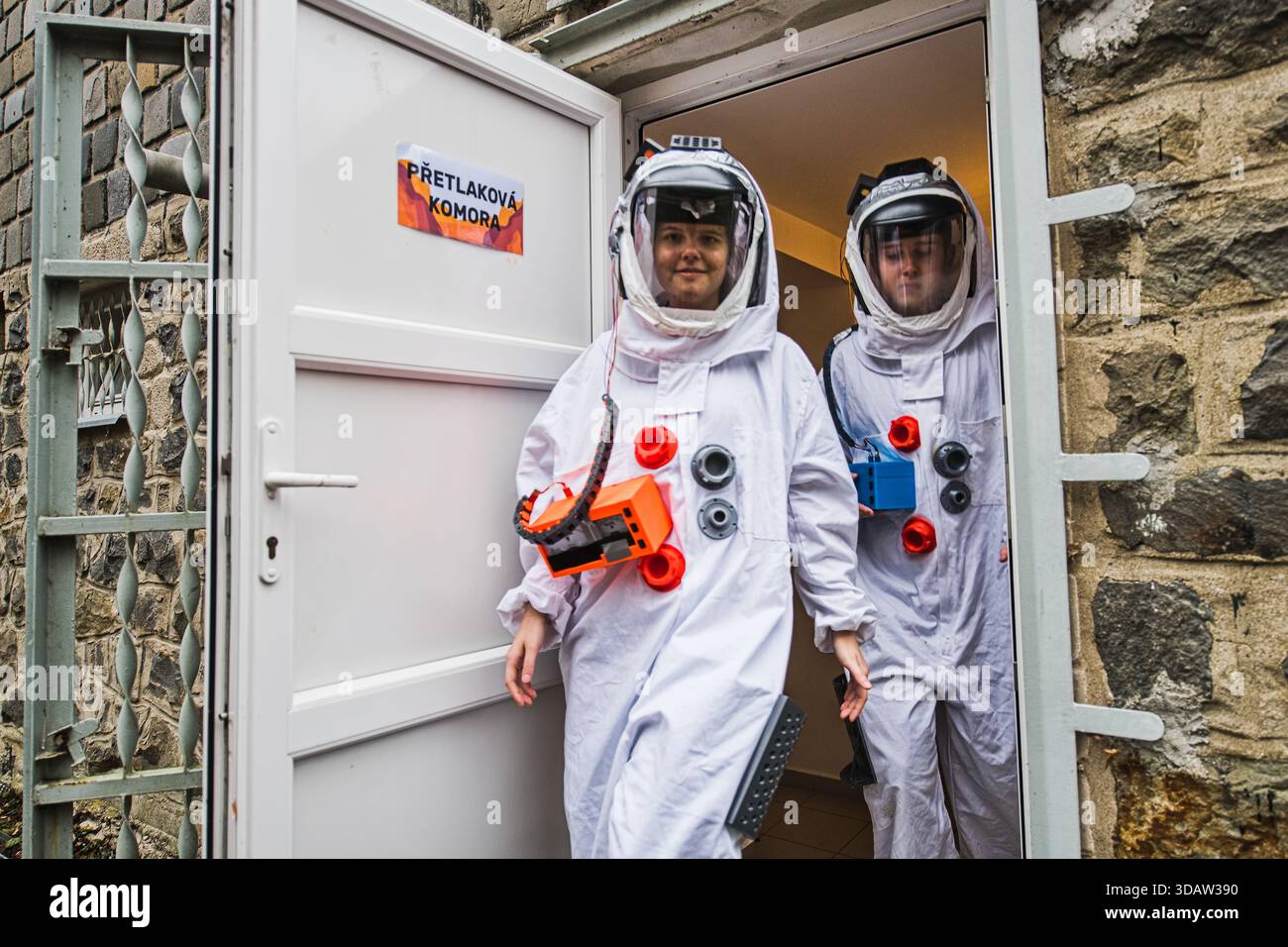 Five students of the Czech Republic and Slovakia during the Mars ...