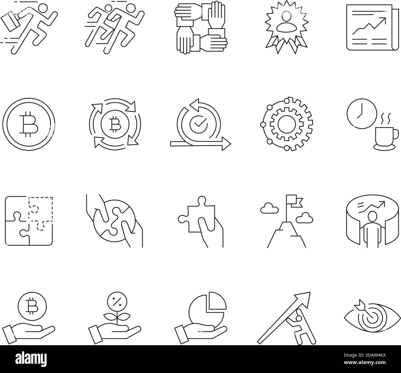 Business strategy pixel perfect Cut Out Stock Images & Pictures - Alamy