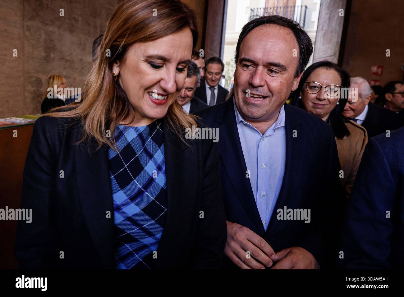 The president of the Generalitat Valenciana, Juanfran Pérez Llorca, and ...