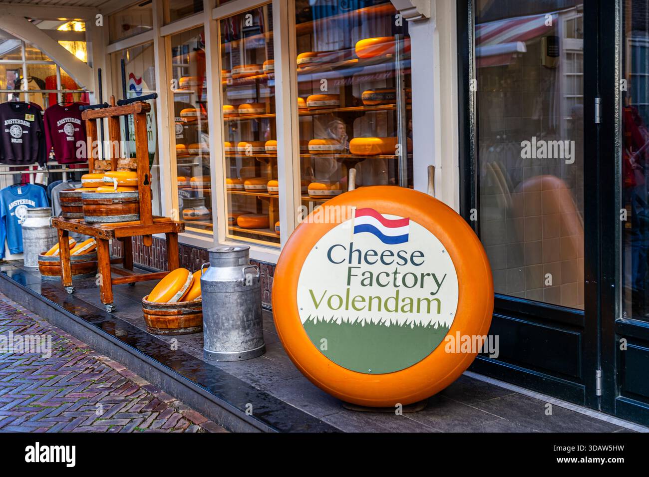 Volendam, Netherlands - October 27, 2025: Cheese factory in Holland ...
