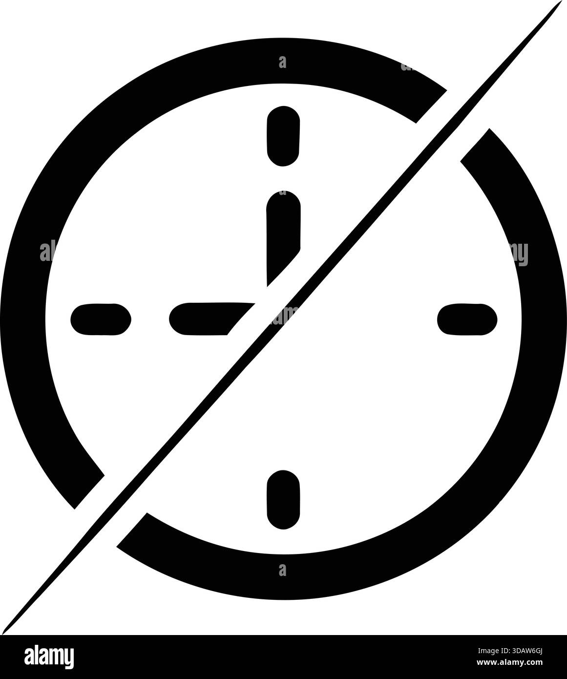 Time limit black icon Black and White Stock Photos & Images - Alamy