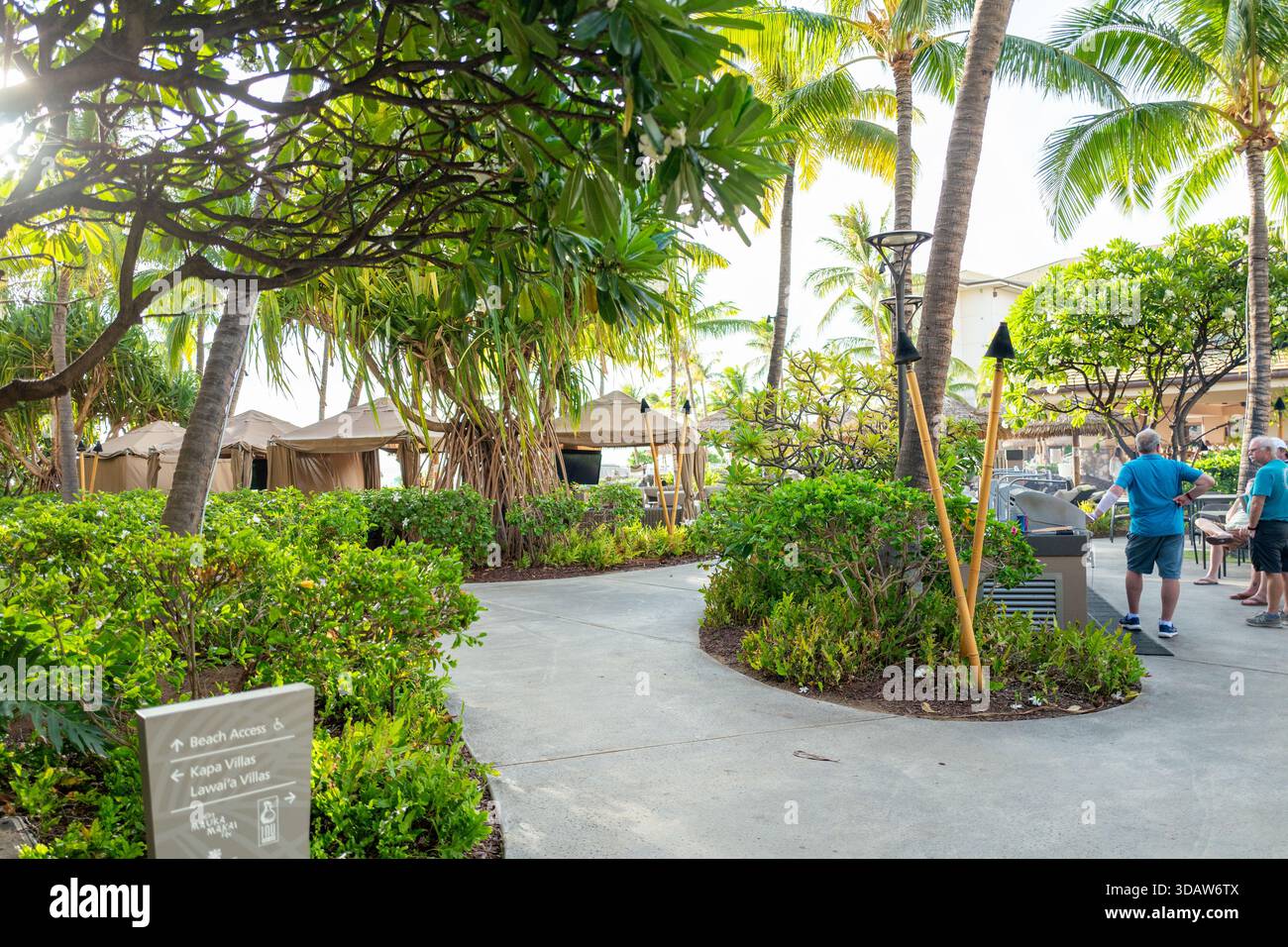 Grounds of the Westin Nanea resort in Maui, Hawaii, July 18, 2025 ...