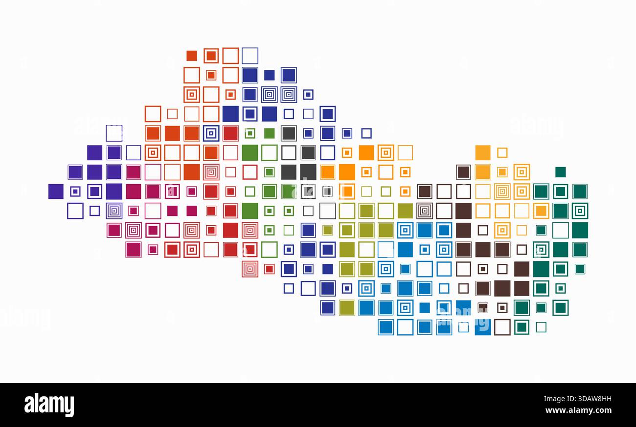 Vibrant blocks Stock Vector Images - Alamy