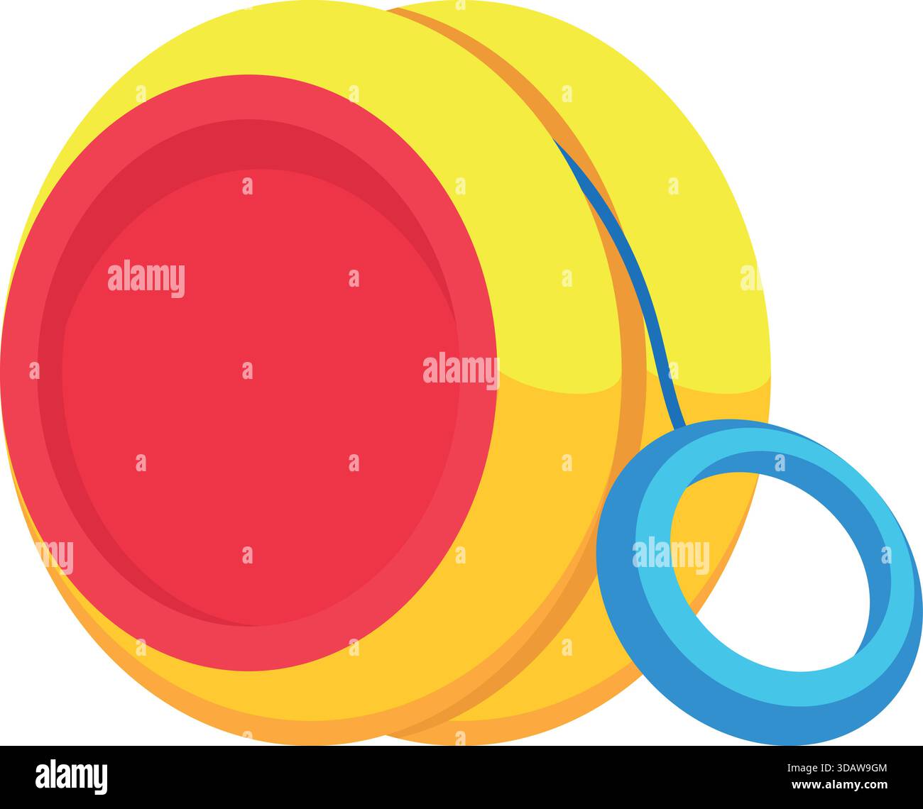 Blue yo yo Stock Vector Images - Alamy