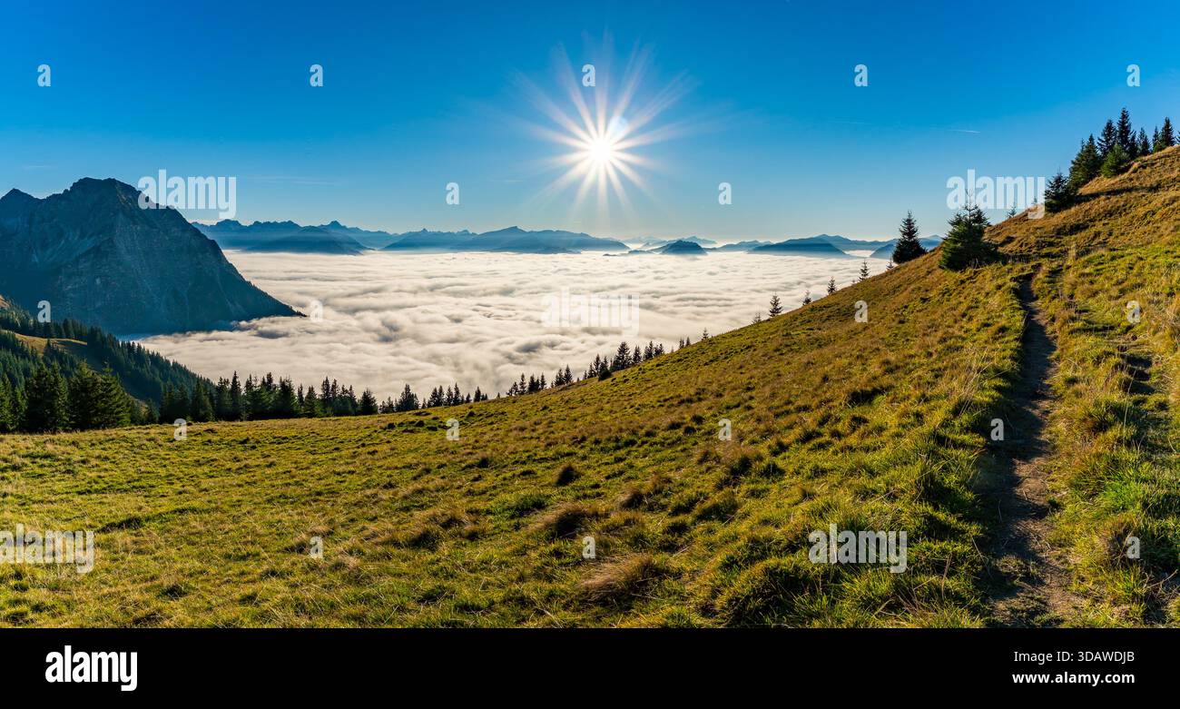 Breathtaking mountain hike reveals hi-res stock photography and images ...