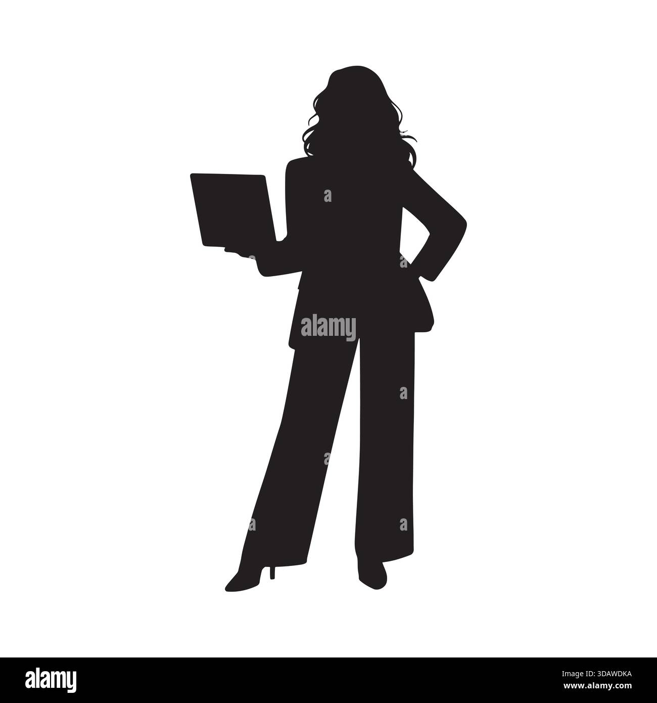 Businesswoman learning Black and White Stock Photos & Images - Alamy
