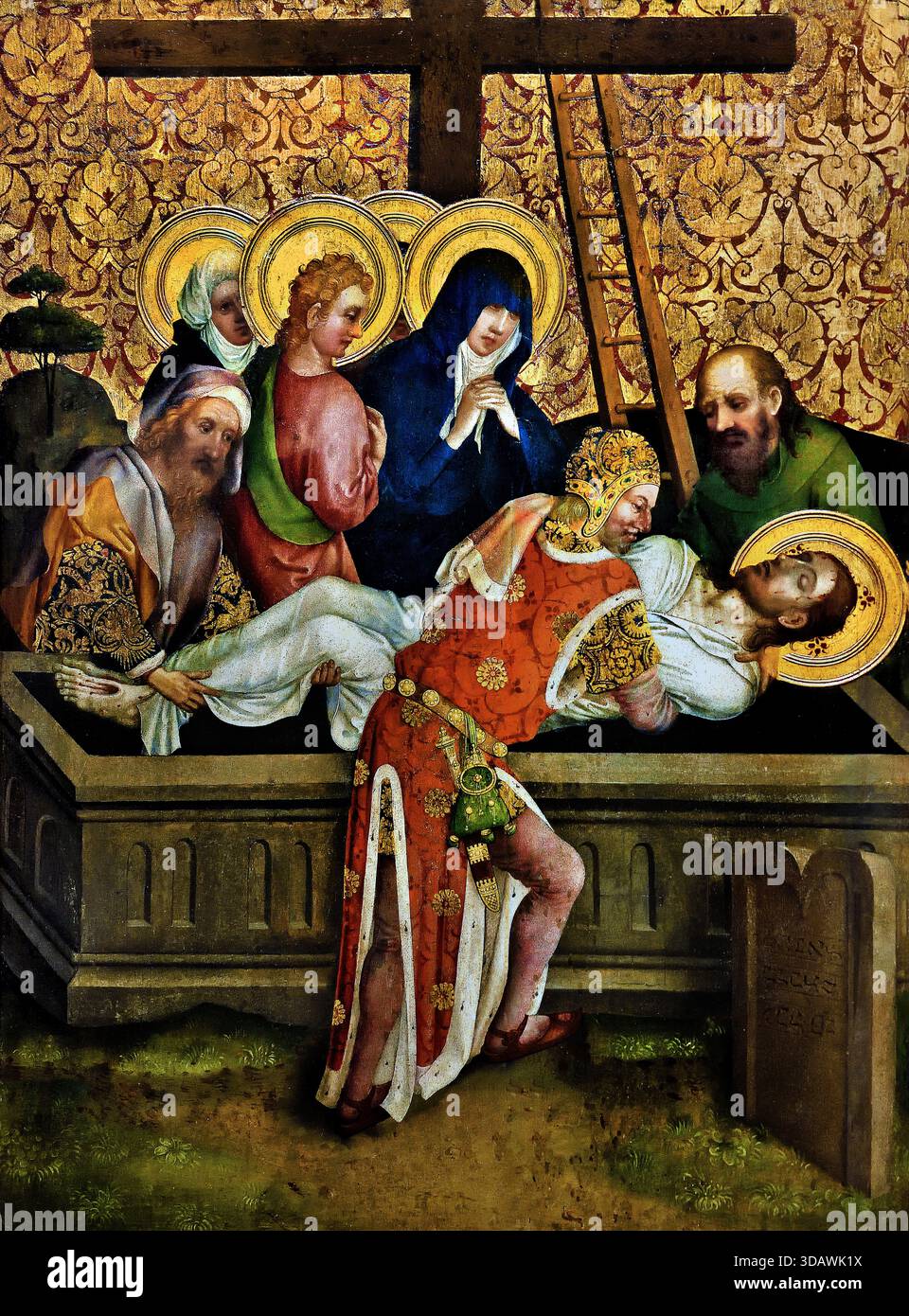 Late gothic painter from cologne german germany hi-res stock ...