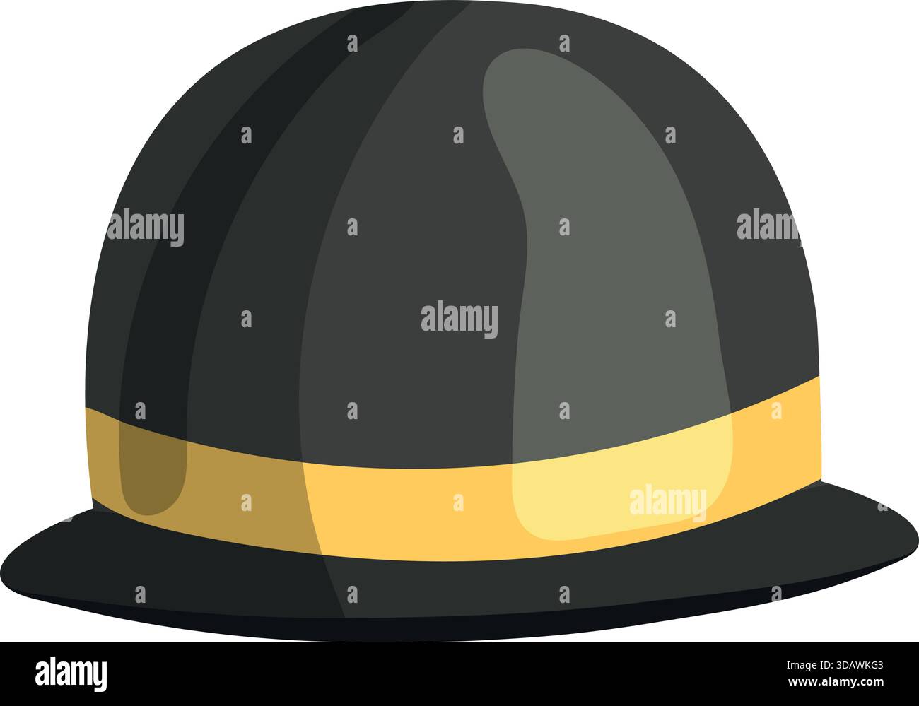 White hat black band Stock Vector Images - Alamy