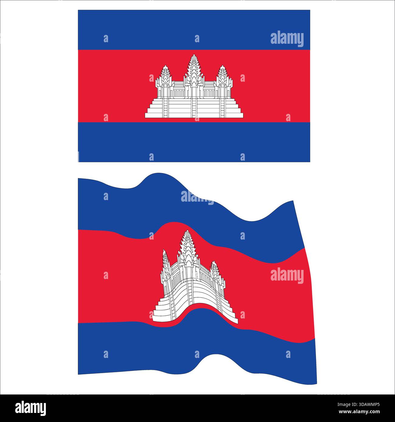 Khmer identity flag Stock Vector Images - Alamy
