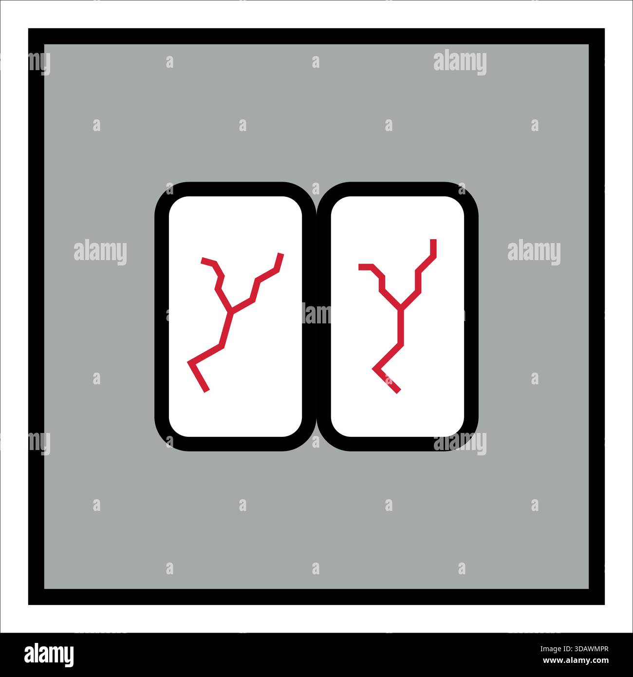 Damaged safety Stock Vector Images - Alamy