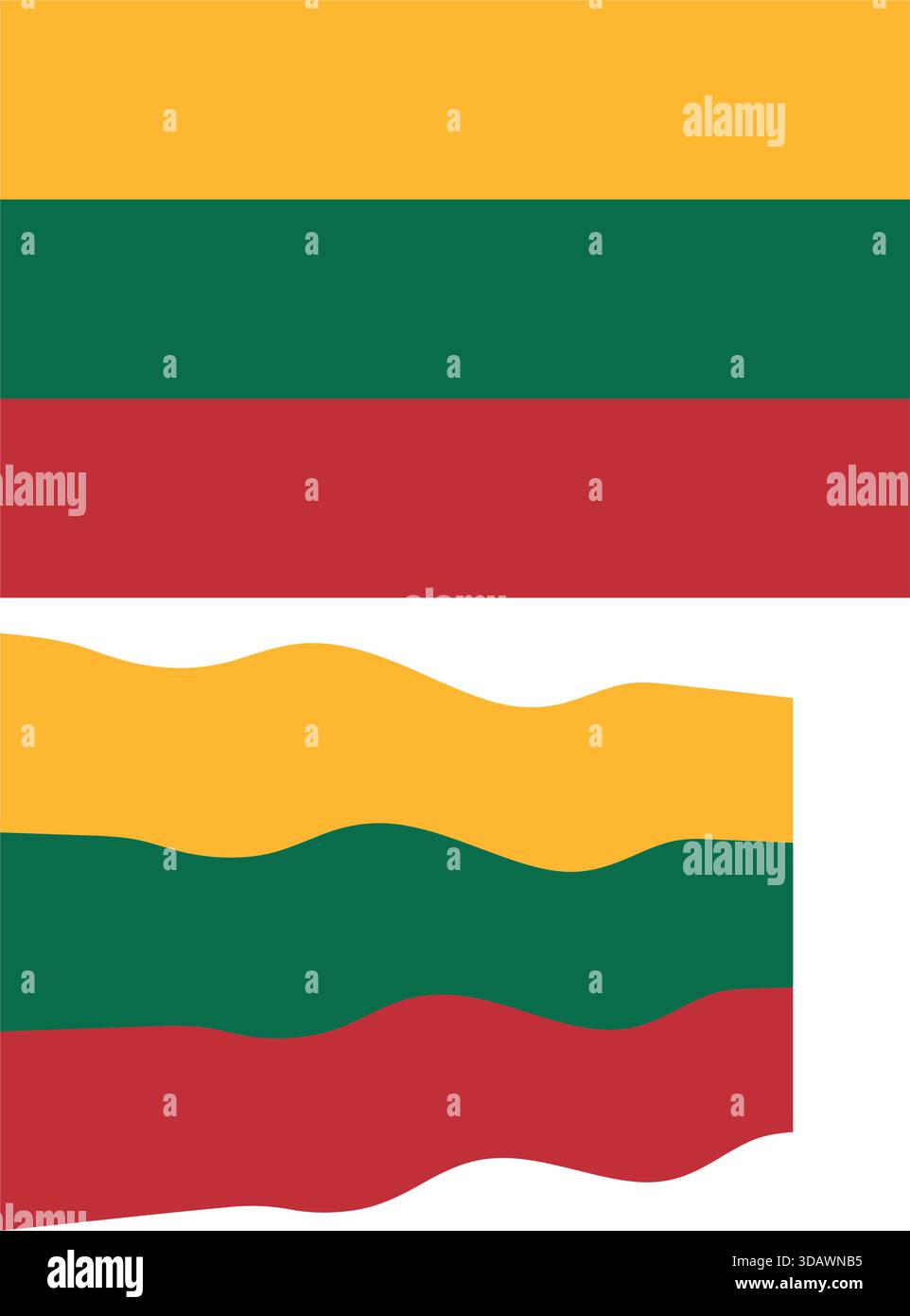 Lithuanian flag illustrating national identity and patriotic pride in ...