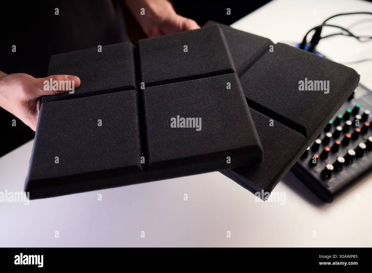 Recording environment with soundproof features, Professional sound ...