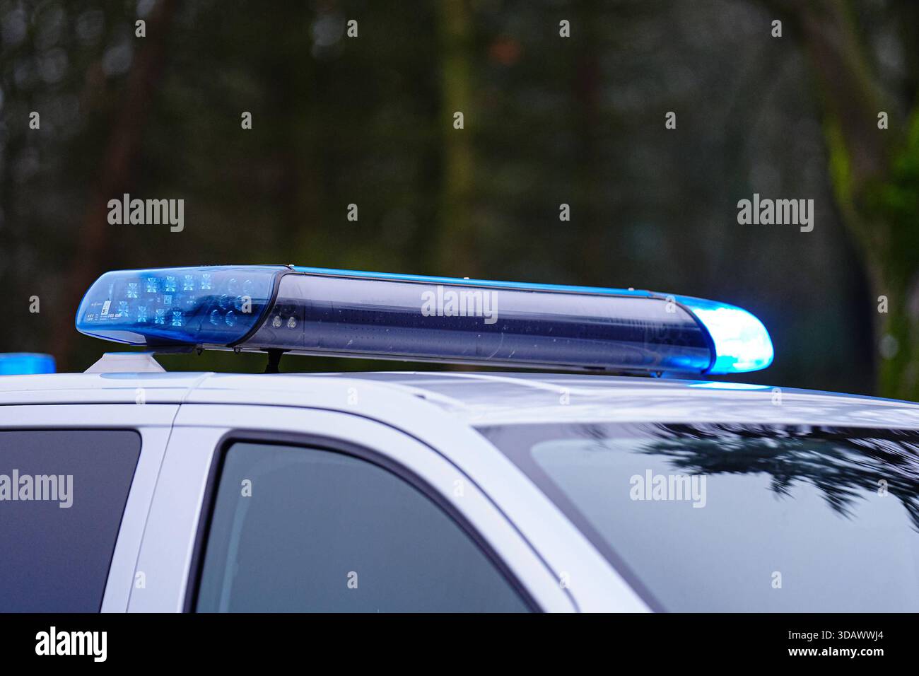 Braak Symbolfoto: Blaulicht, 12.12.2025 Blaulicht auf Polizeiauto ...