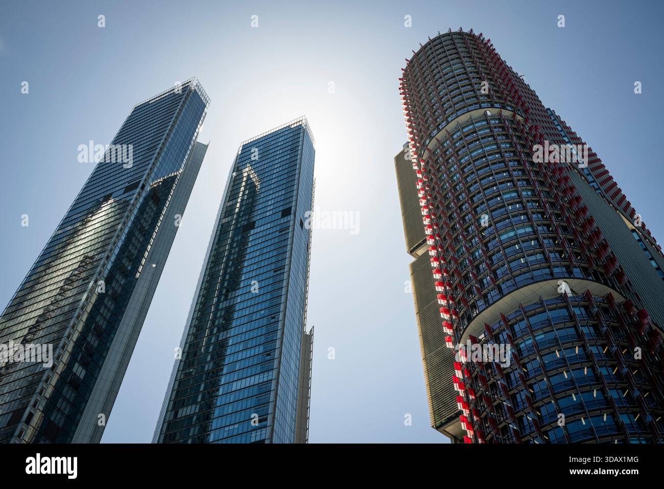 Business towers including one hi-res stock photography and images - Alamy