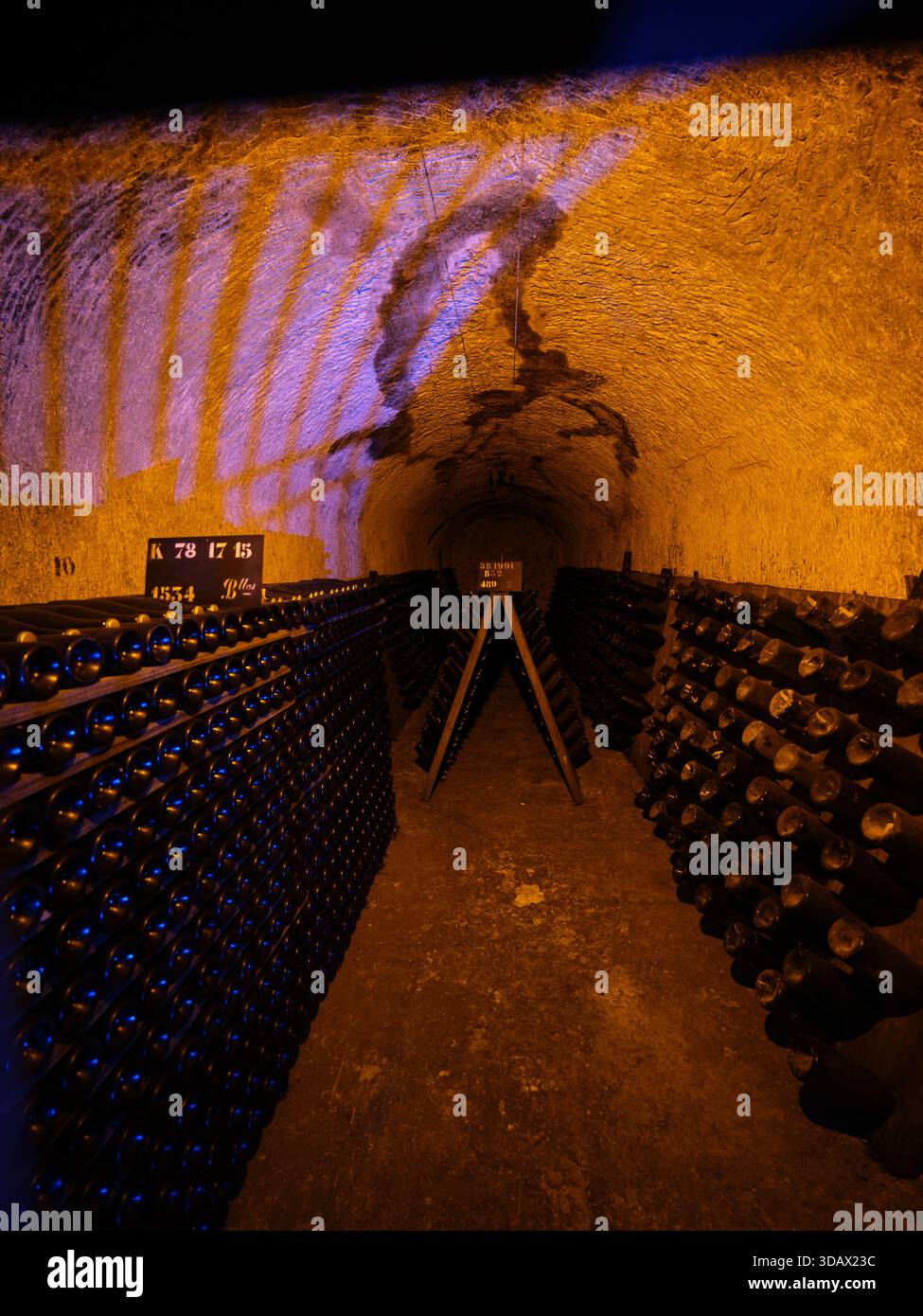 Underground chalk cellars of domaine vranken pommery: historic ...