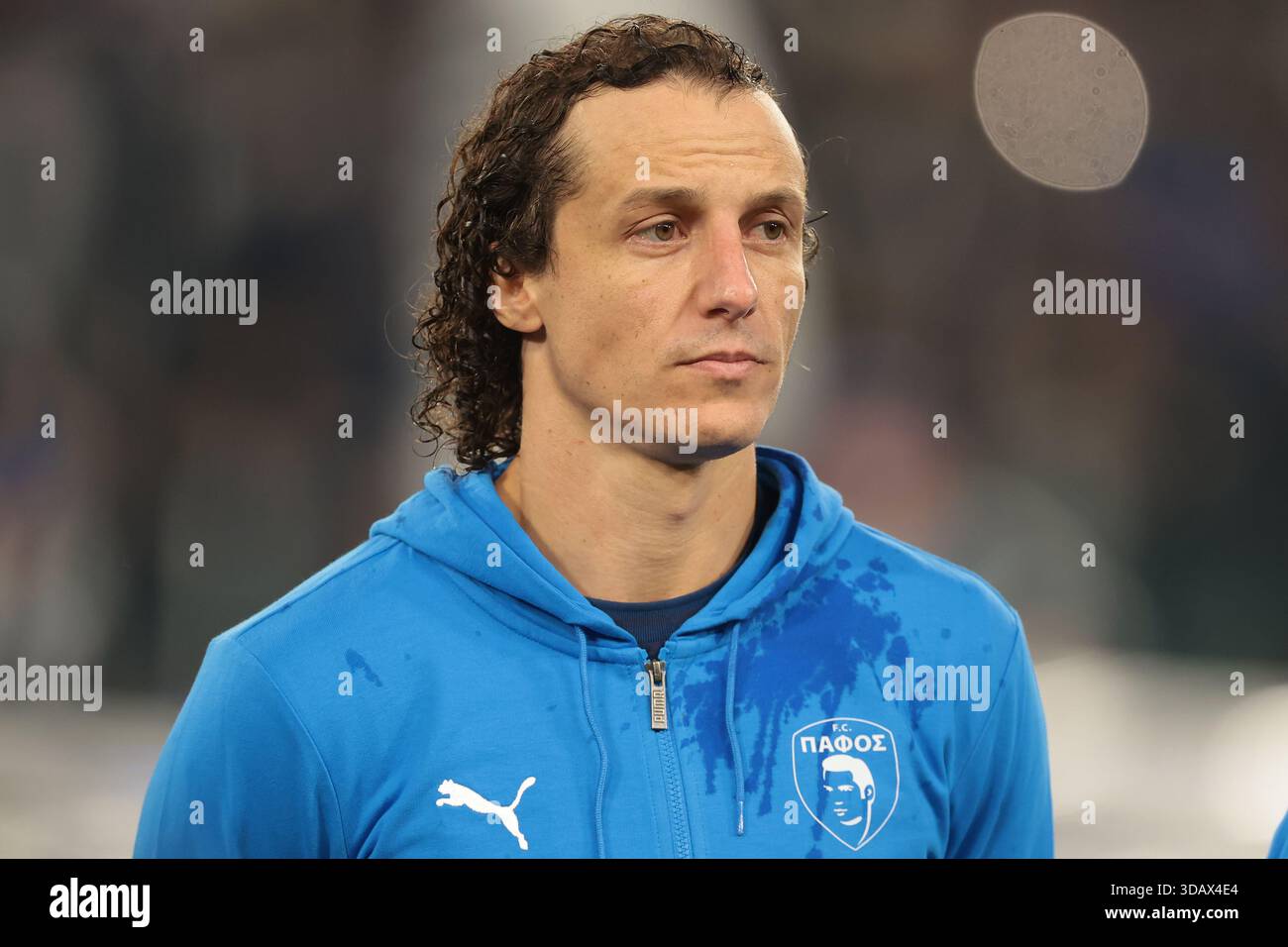 Turin, Italy, 10th December 2025. David Luiz of Pafos FC looks on ...