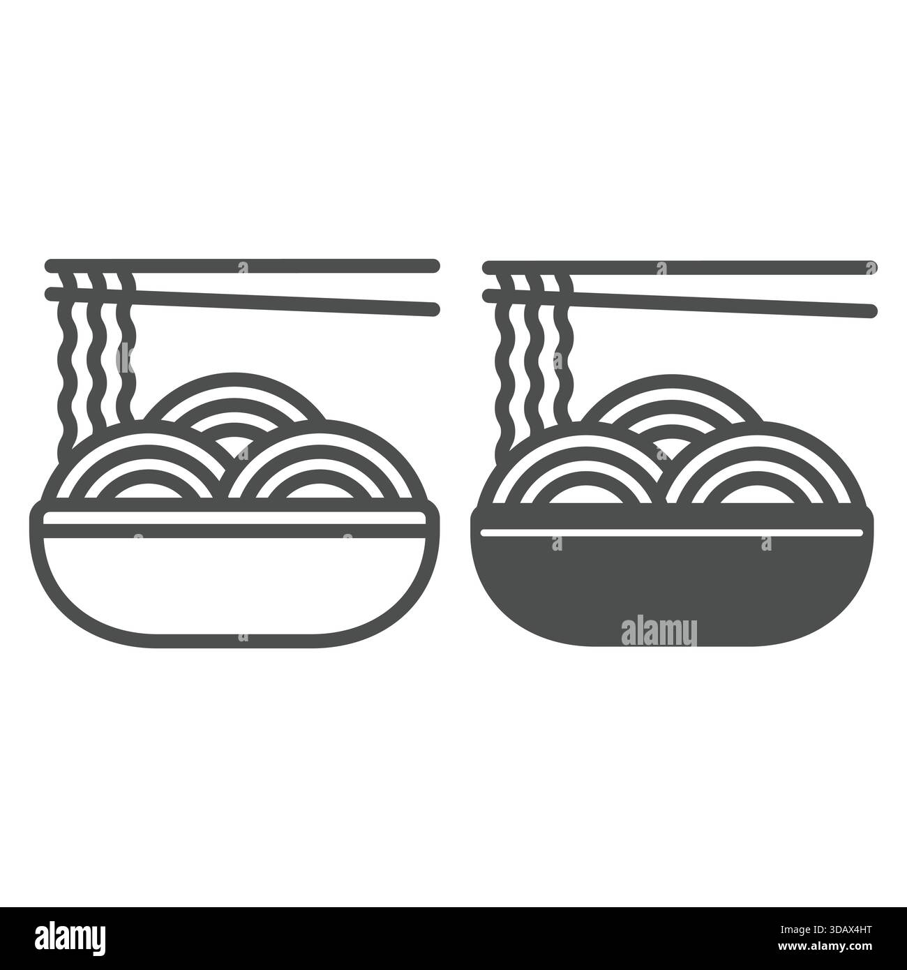 Flour plate icon outline Stock Vector Images - Alamy