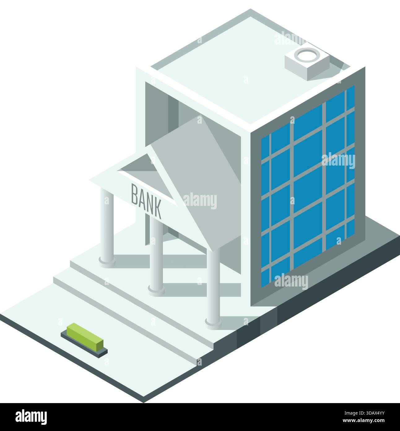 White building on street Cut Out Stock Images & Pictures - Alamy