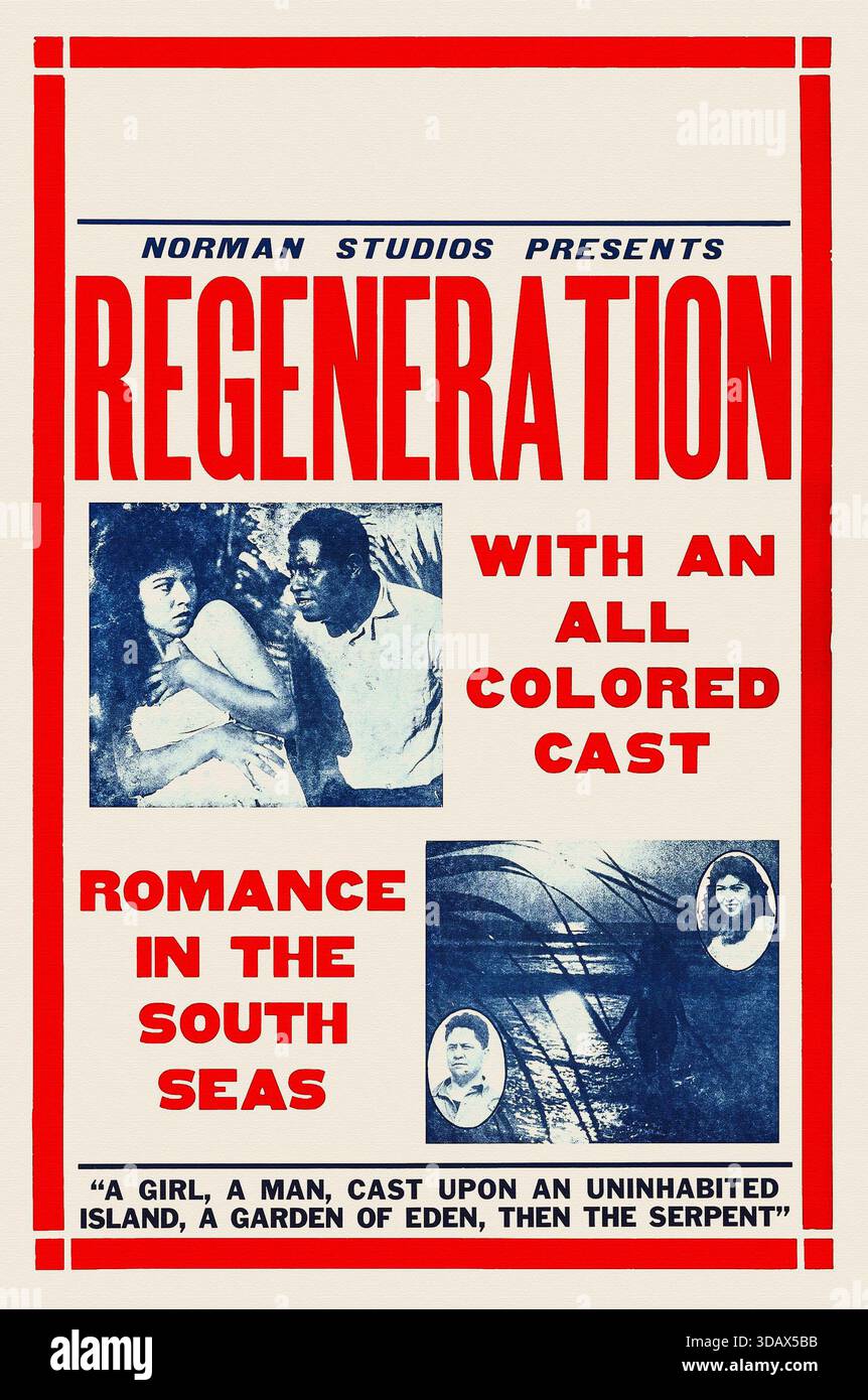 "Regeneration (Norman, 1923). ""Black"" Film starring Stella Mayo, M.C ...