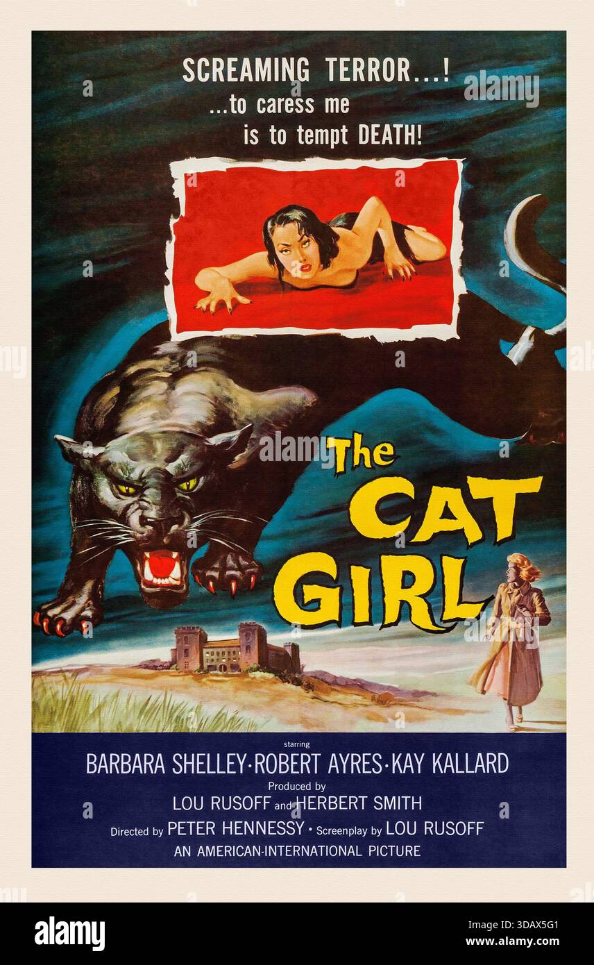 "The Cat Girl (American International, 1957). Horror film Starring ...