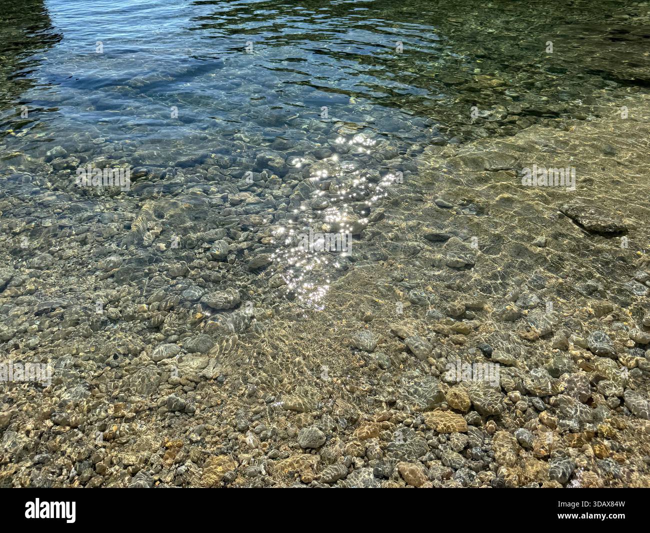 Calm clear water shallow lagoon hi-res stock photography and images - Alamy