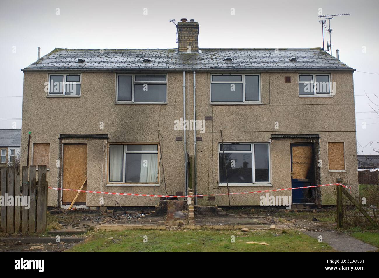 Neglected and run down housing association properties in Littleport ...