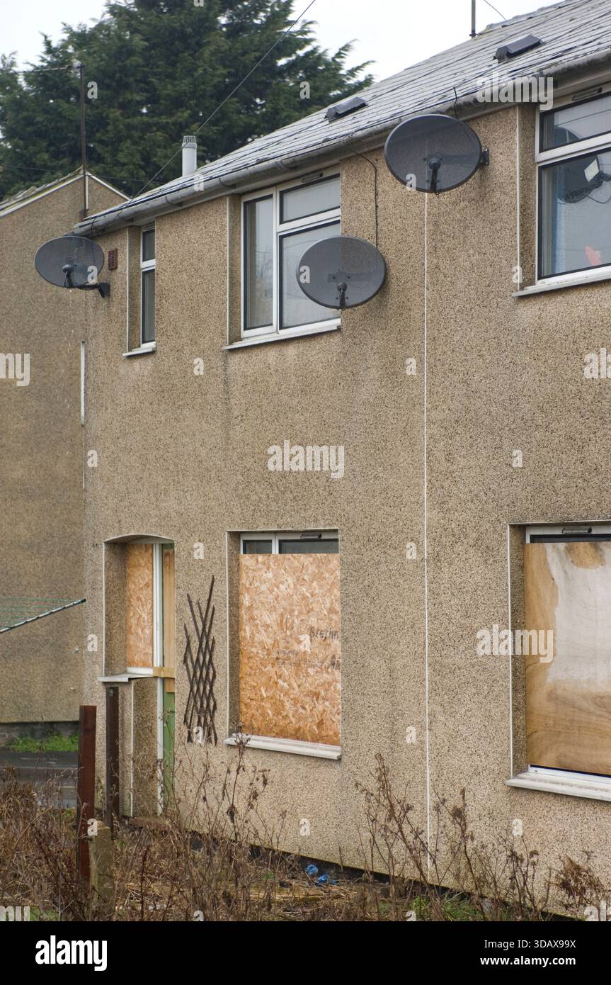 Neglected and run down housing association properties in Littleport ...