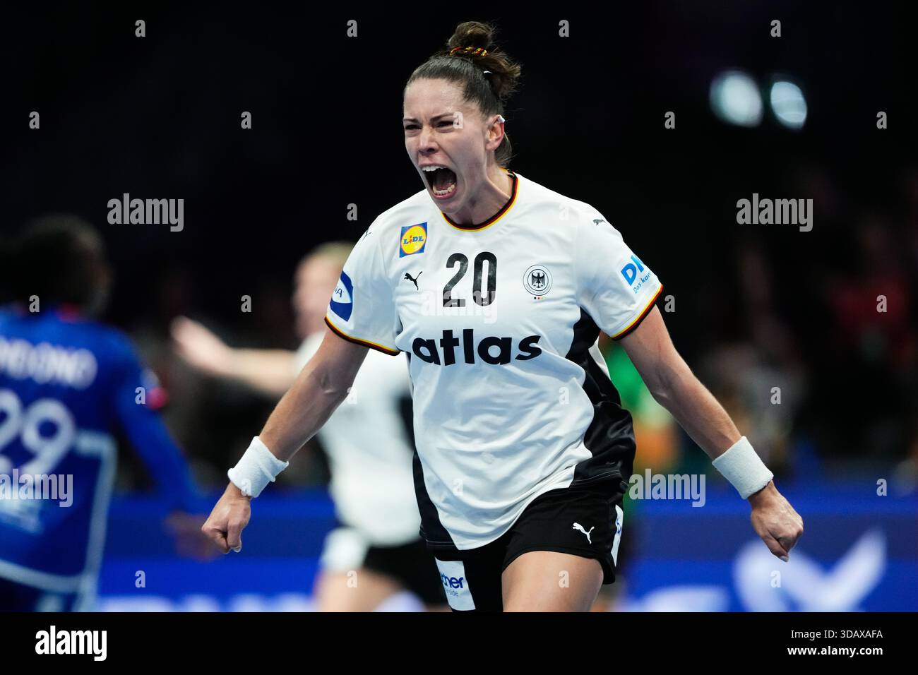 Rotterdam, Netherlands 20251212. Germany's Emily Vogel during the semi ...